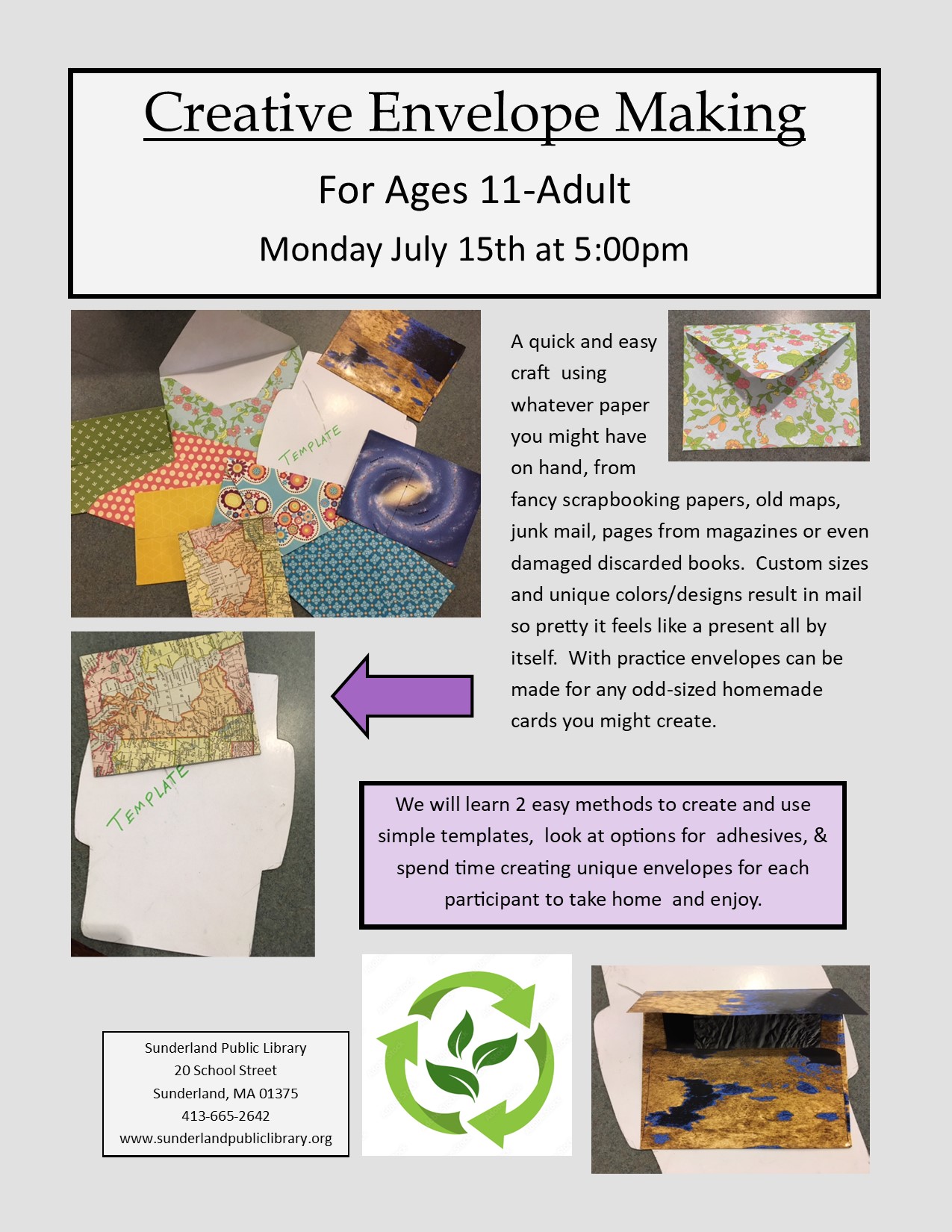 Young Adult Programs – Sunderland Public Library